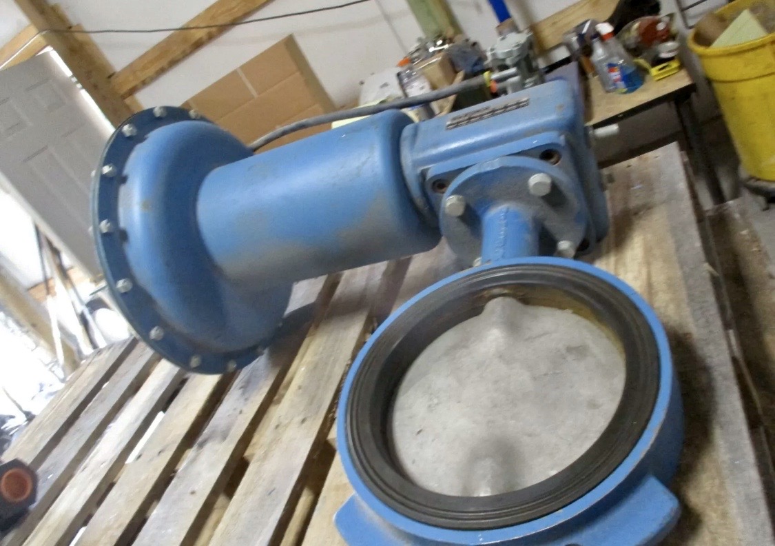 8" Dezurik BGS Butterfly General Service Valve - Paper Mill Equipment ...