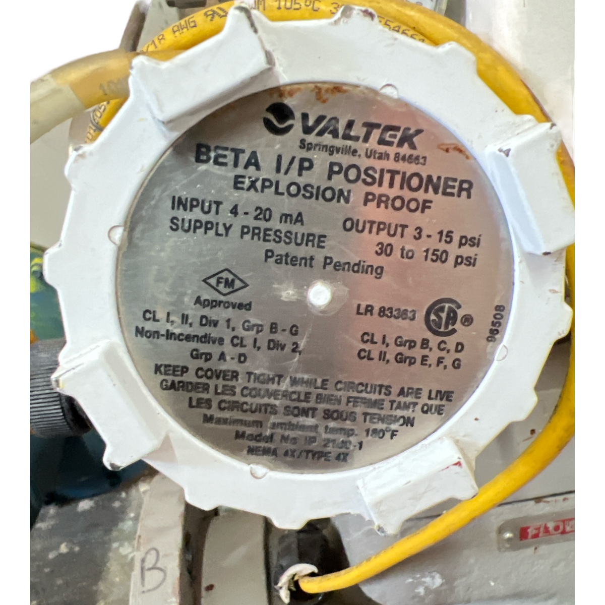 Valtek Flowserve Mark One 4" Class 600 Valve - Paper Mill Equipment ...