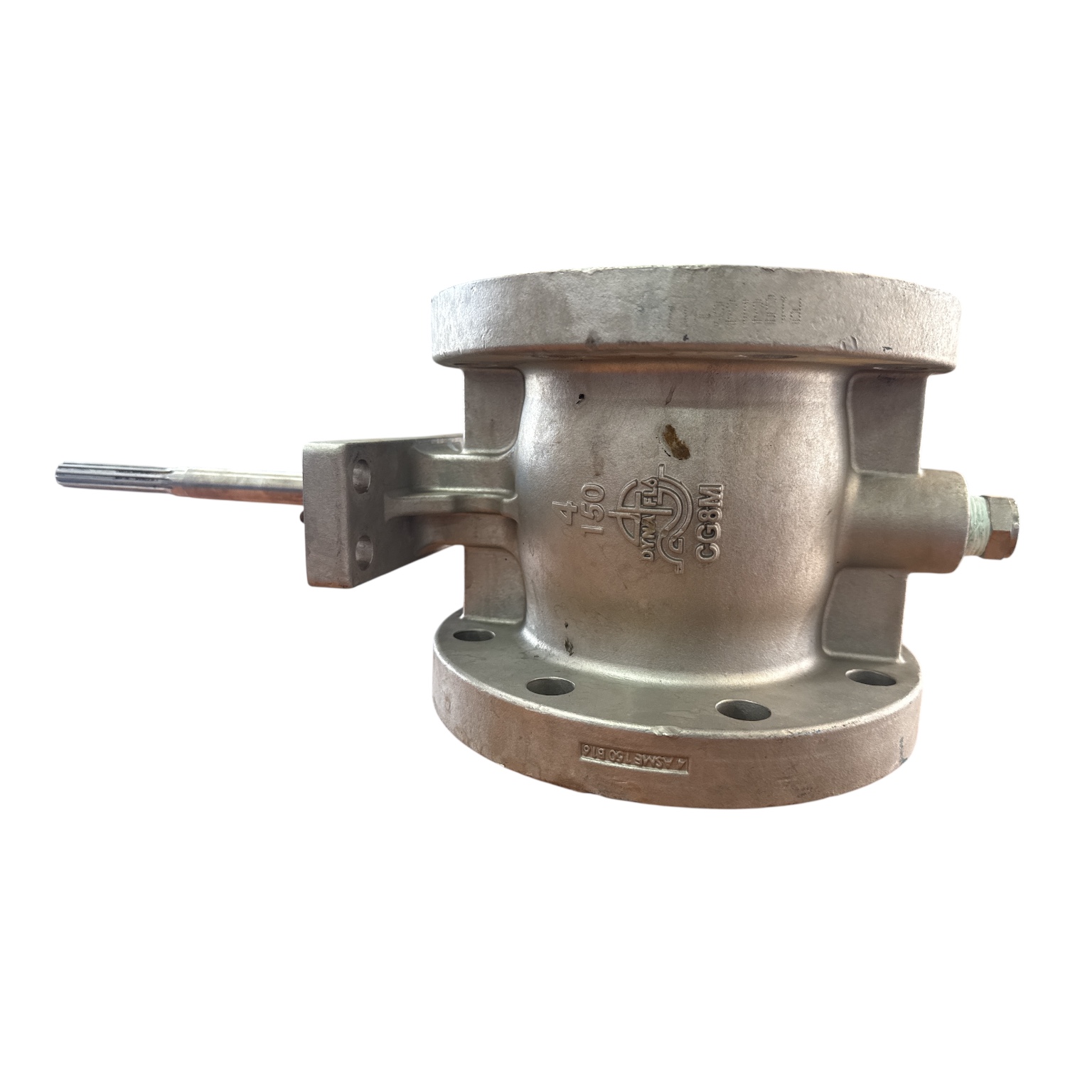 4" Class 150 Dynaflo Stainless Steel V-Ball Control Valve - Paper Mill ...