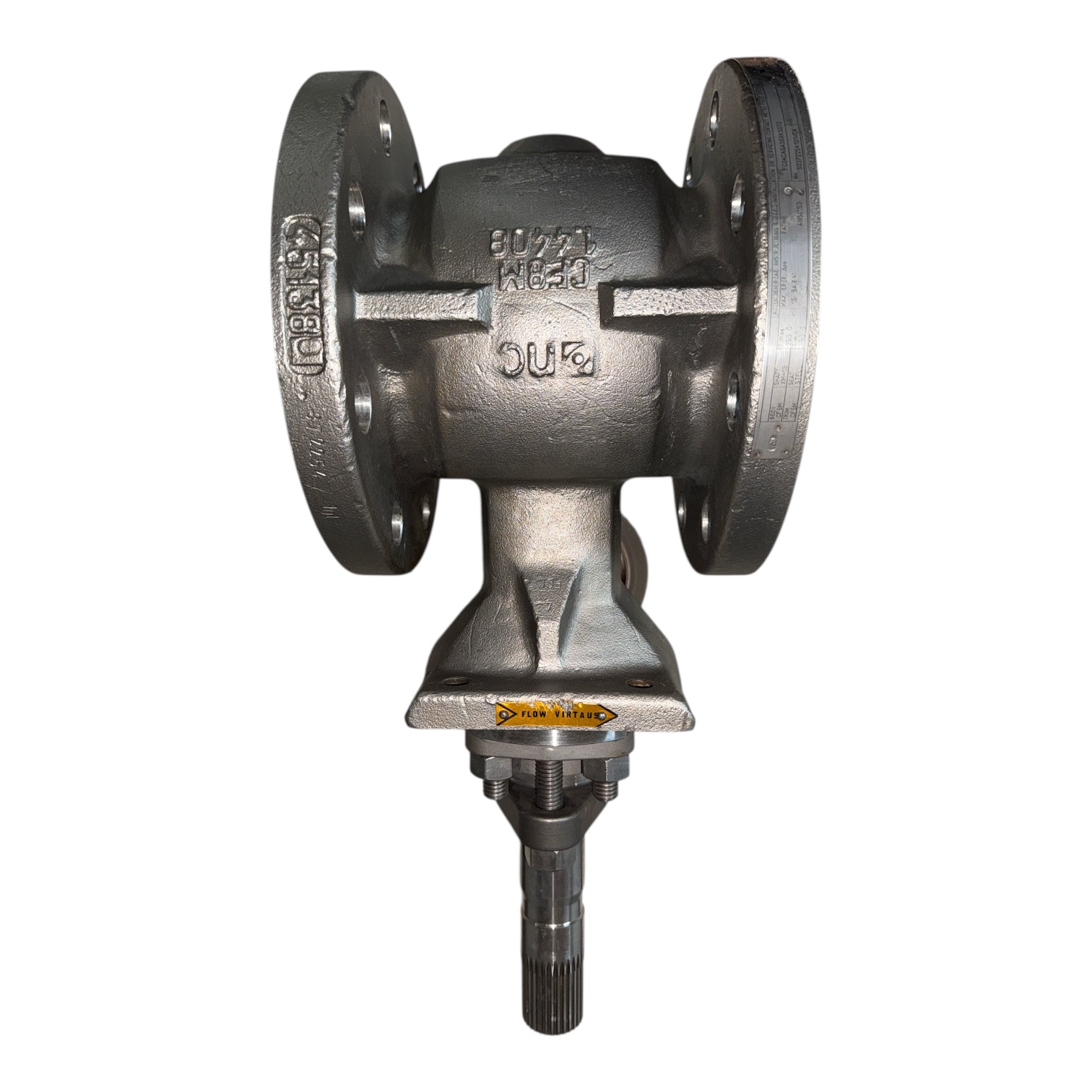 4" Class 150 Neles FINETROL Eccentric Rotary Plug Valve - Paper Mill ...