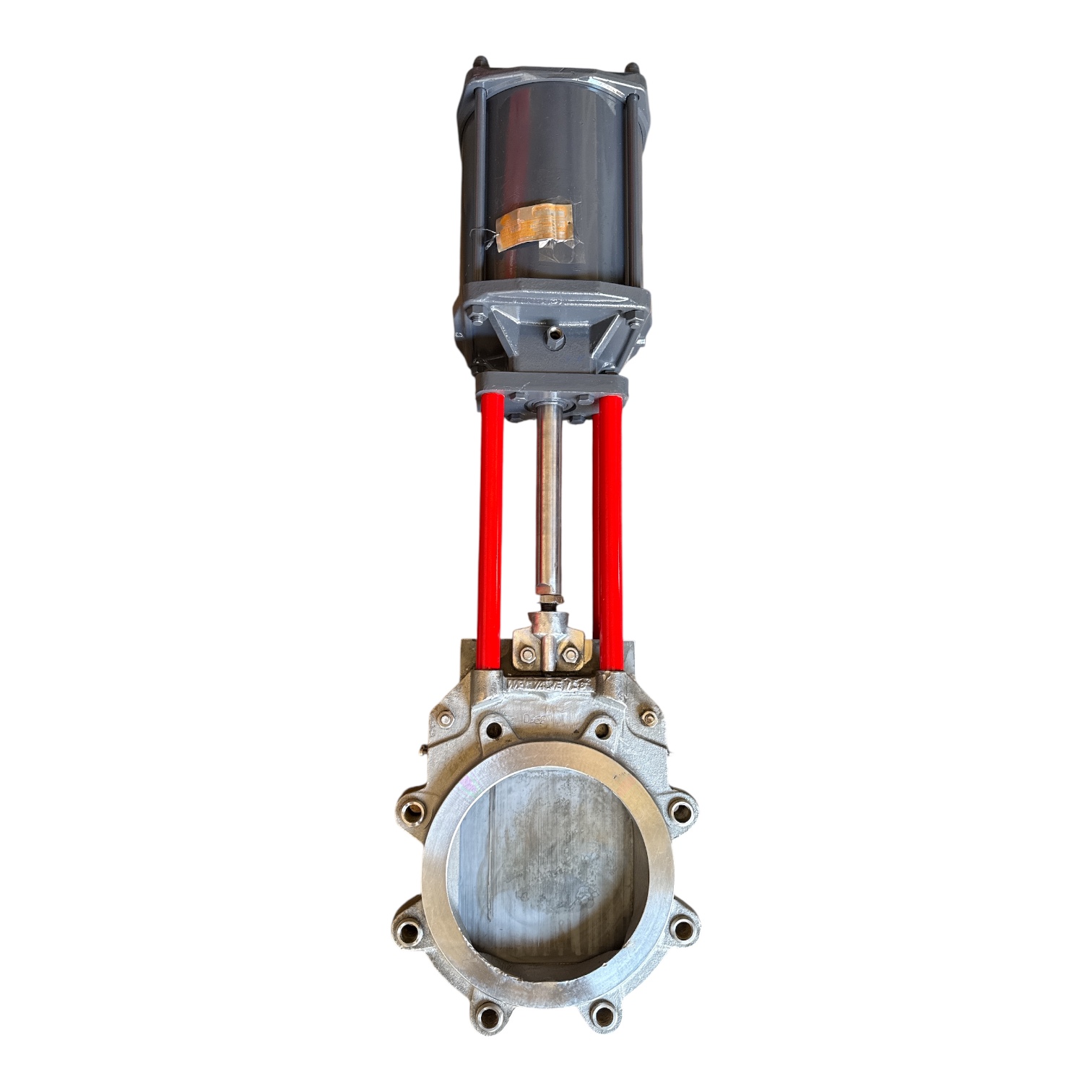 8" Class 150 Wey VLC Stainless Steel Knife Gate Valve Air Operated ...