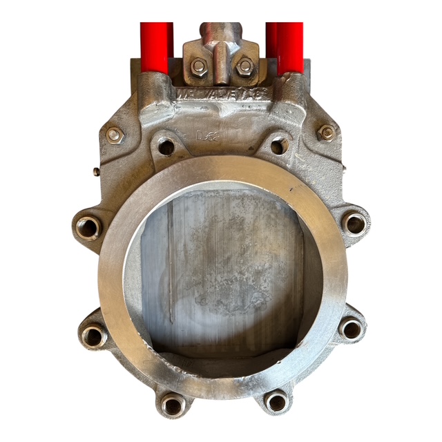 8" Class 150 Wey VLC Stainless Steel Knife Gate Valve Air Operated ...